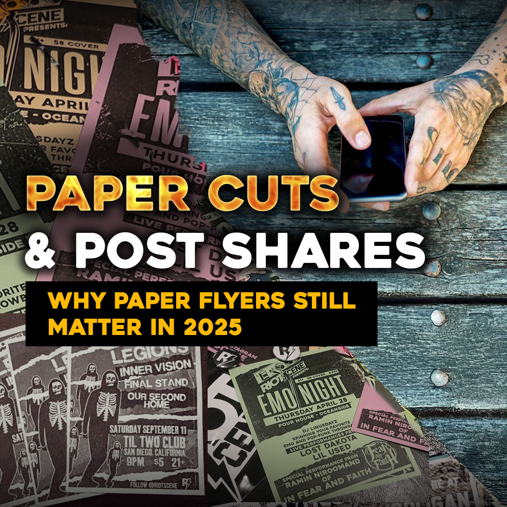 Paper Cuts & Post Shares: Why Paper Flyers Still Matter in 2025 – Riot ...